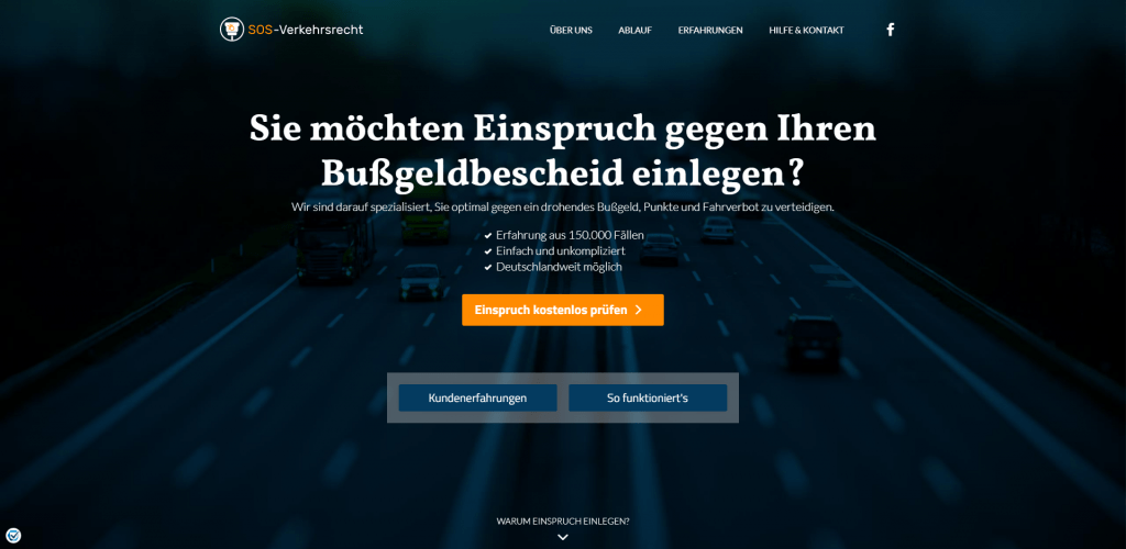 Sos Verkehrsrecht Negative Erfahrungen
